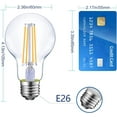 JINYUN-E26 LED Light Bulbs,40 Watt Equivalent,4000K Daylight Classic ...