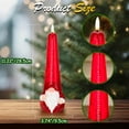 JINYUN-Flameless Christmas Countdown Candles with Remote, 3D Flickering ...