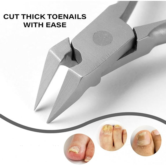 JINYUN-Ingrown Nail Clippers Set - Wide Jaw Nail Clippers for Thick ...