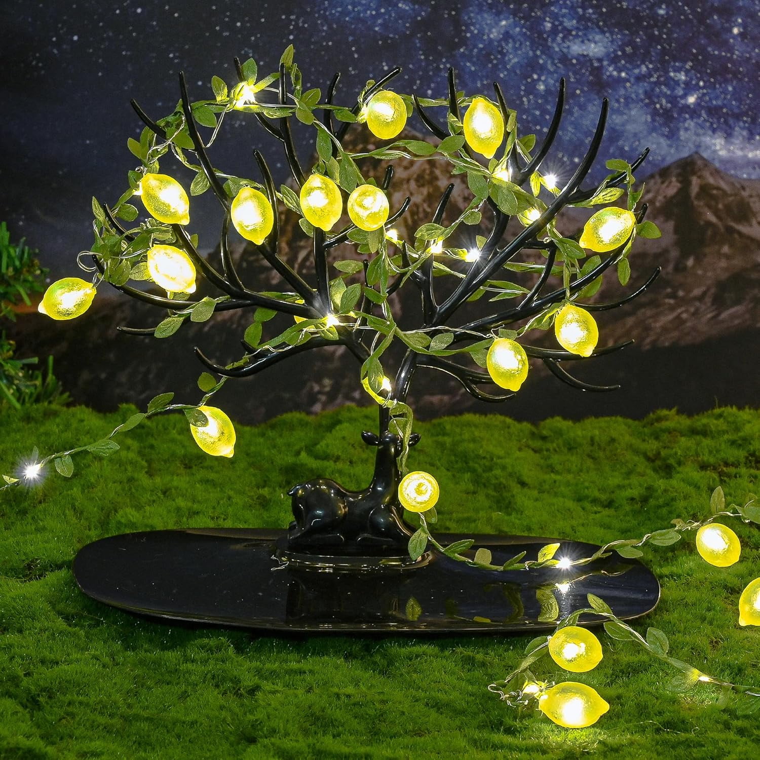 JINYUN-Lemon Decor String Lights, 10FT 40LEDs Lemon Decorative Fairy ...