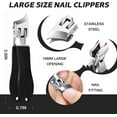 JINYUN-Slanted Nail Clippers-Splash Slanted Nail Clipper, Long Handle ...