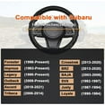JINYUN-Steering Wheel Cover for Subaru Forester, Car Steering Wheel ...