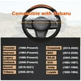 JINYUN-Steering Wheel Cover for Subaru Forester, Car Steering Wheel ...