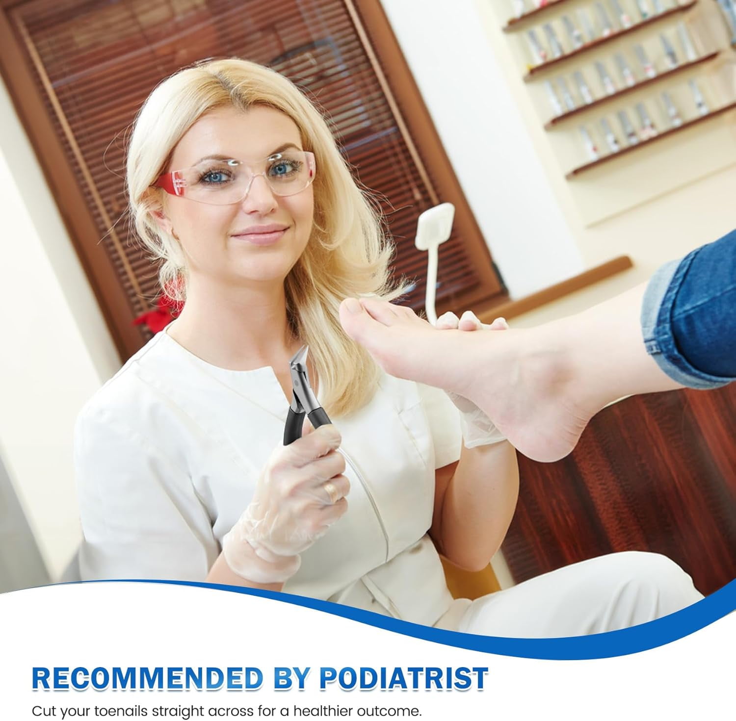 JINYUN-Toenail Clipper, Straight Blade Podiatrist Nail Clippers for ...