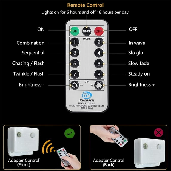 JINYUN-Warm White Christmas Lights - 143.7ft 400 LED Tree Lights ...