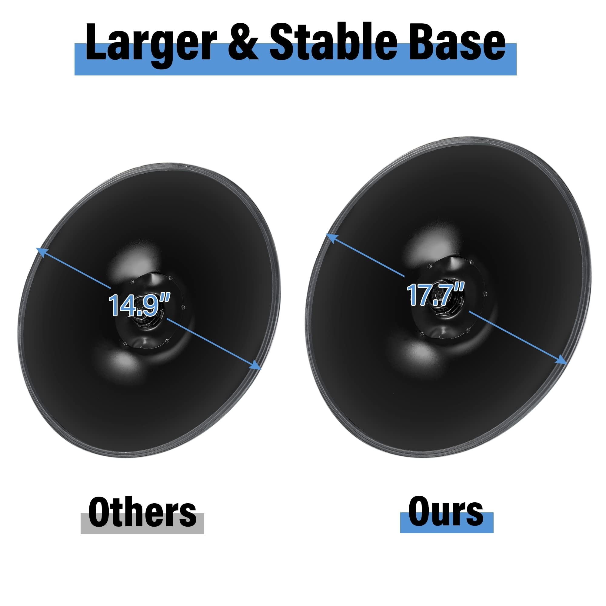 JINYUZHOU INC Bar Stools Adjustable Height Swivel Faux Leather Armless Barstools Black 20.1 x 17 ...