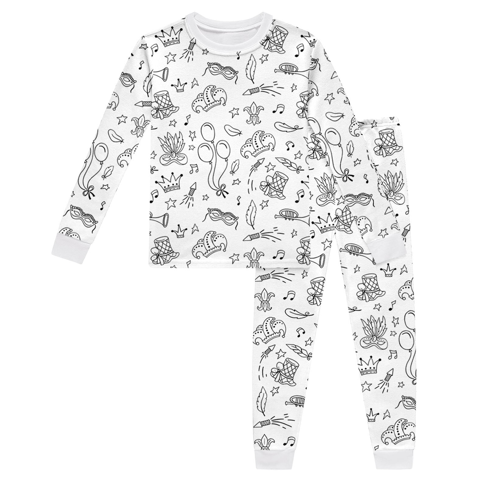 Jamsmile Toddler Girls Pajamas Children Tops + Trousers Pajamas Diy ...