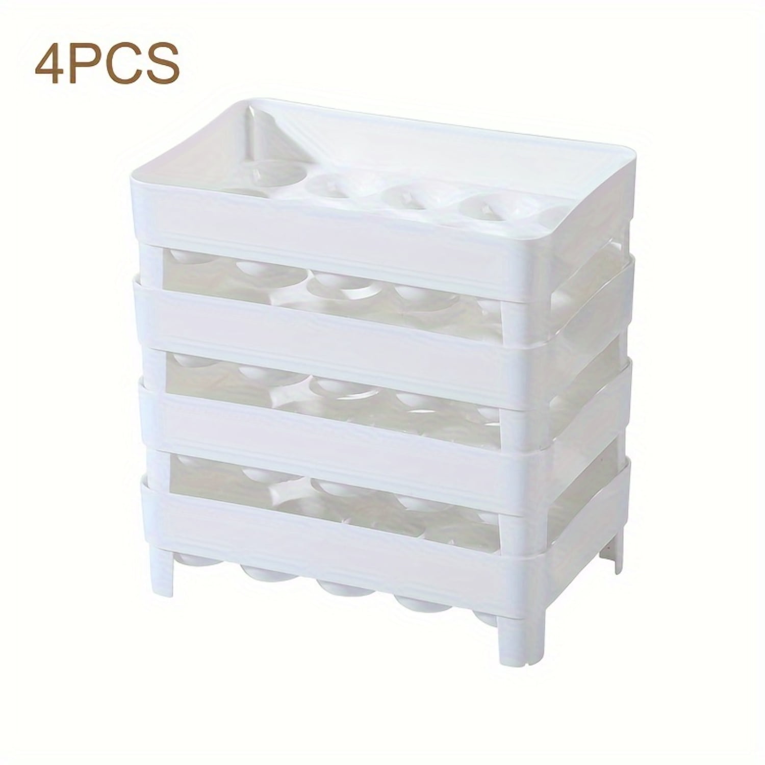 JINZHOUJUNZHWL Stackable Food-Grade Household Refrigerator Egg Rack ...