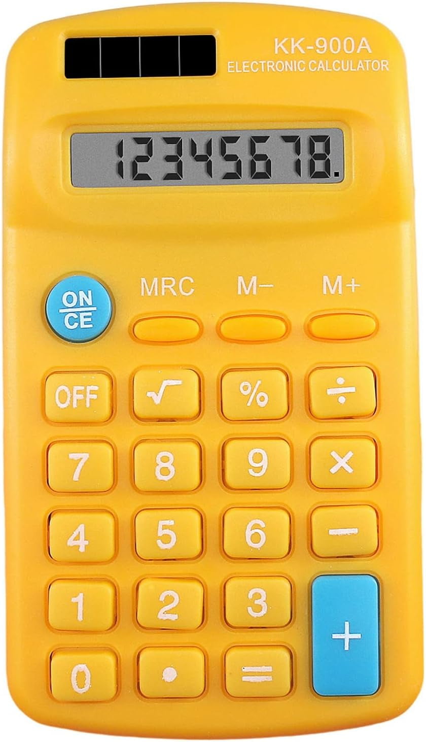 JINZHOUJZ Calculator 8 Digits Calculator with LED Large Screen Big ...