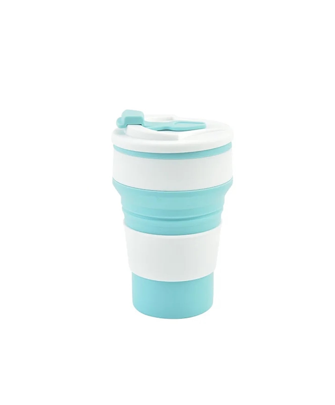 JINpf 12 Oz Reusable Silicone Collapsible Cups with Lid for Camping ...