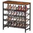 JIOABL 5-Tier Shoe Rack, 30" Wide Entryway Storage Organizer with ...