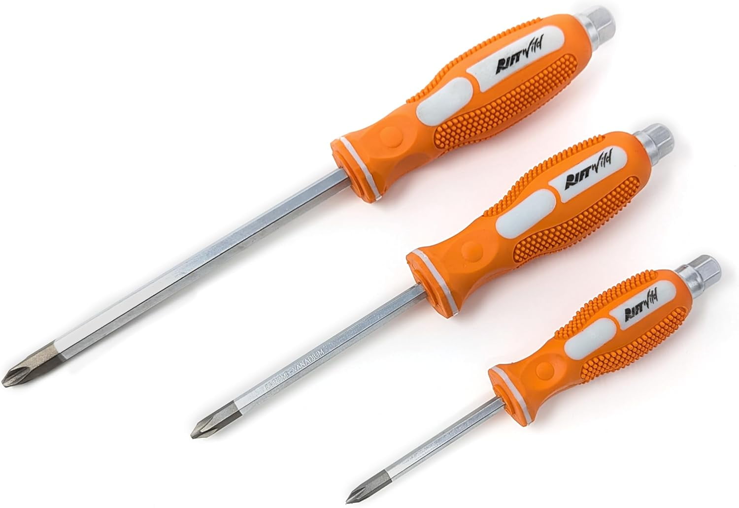 JIS Screwdrivers #1, #2, #3 Set (3pcs) - Chrome Vanadium Steel ...