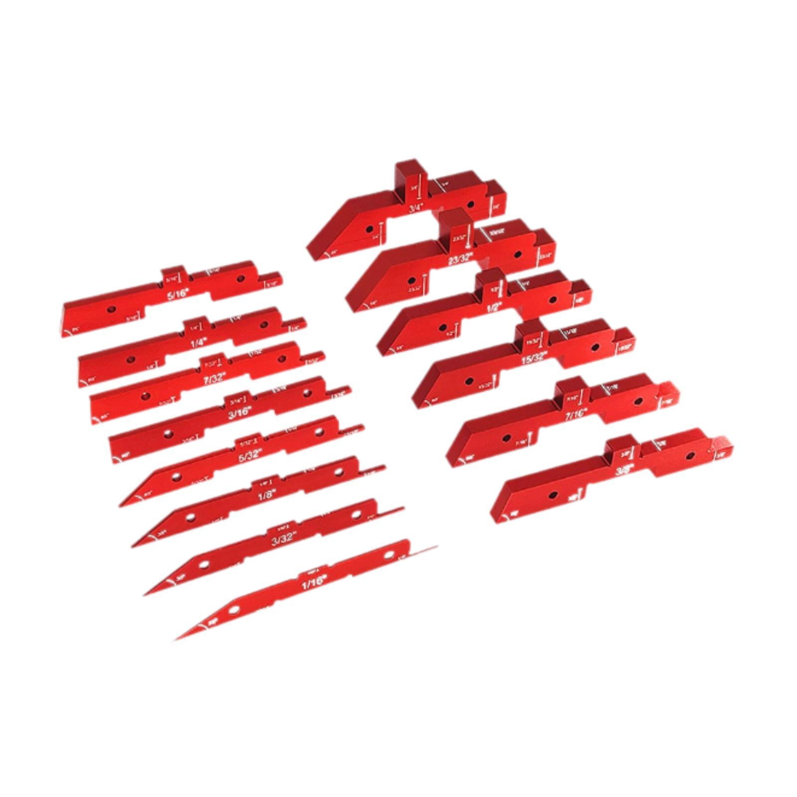 JISADER 14 Pieces Setup Blocks Height Gauge Set Sturdy Lightweight ...