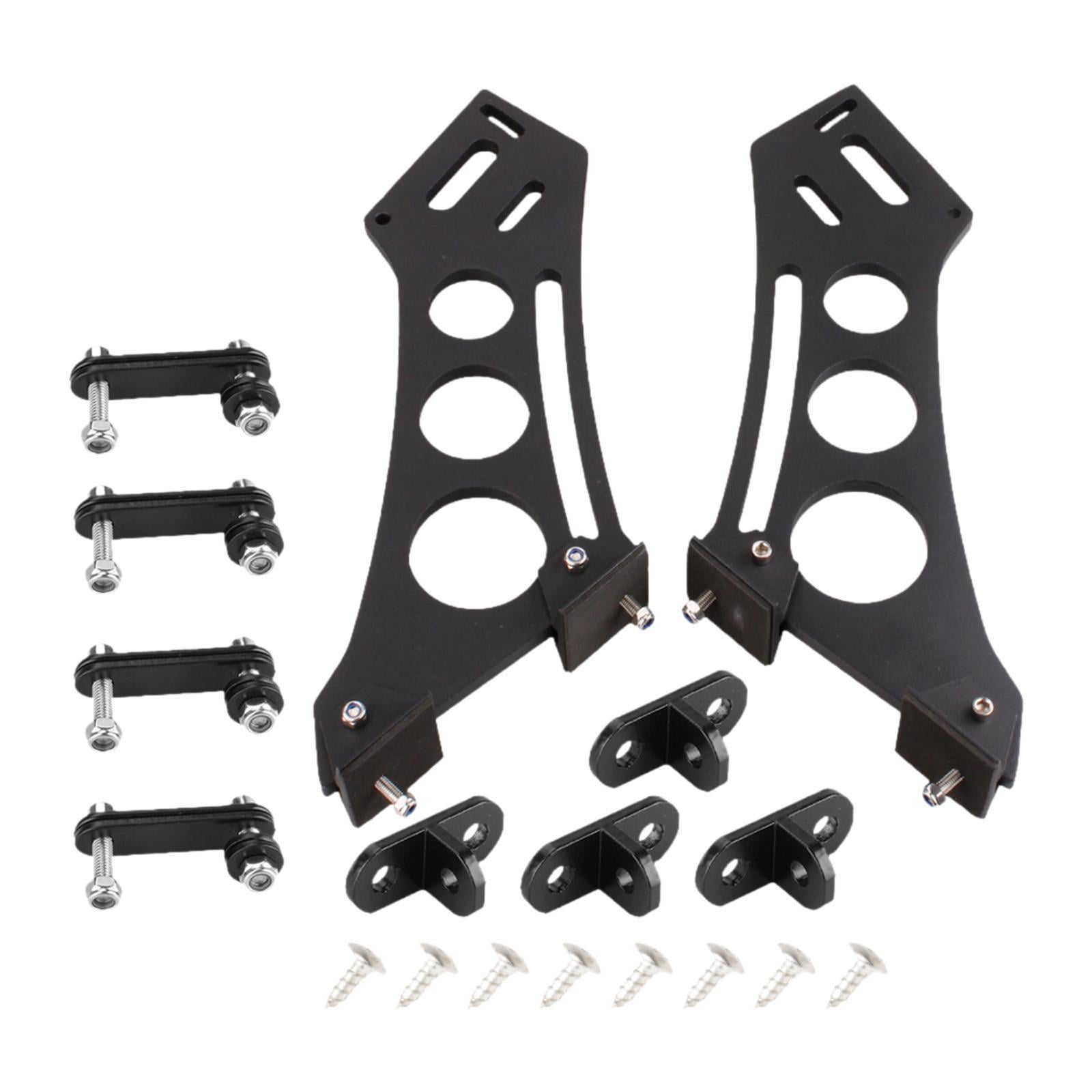 JISADER 2 Pieces Generic Spoiler Legs Mount Brackets Aluminum Alloy ...