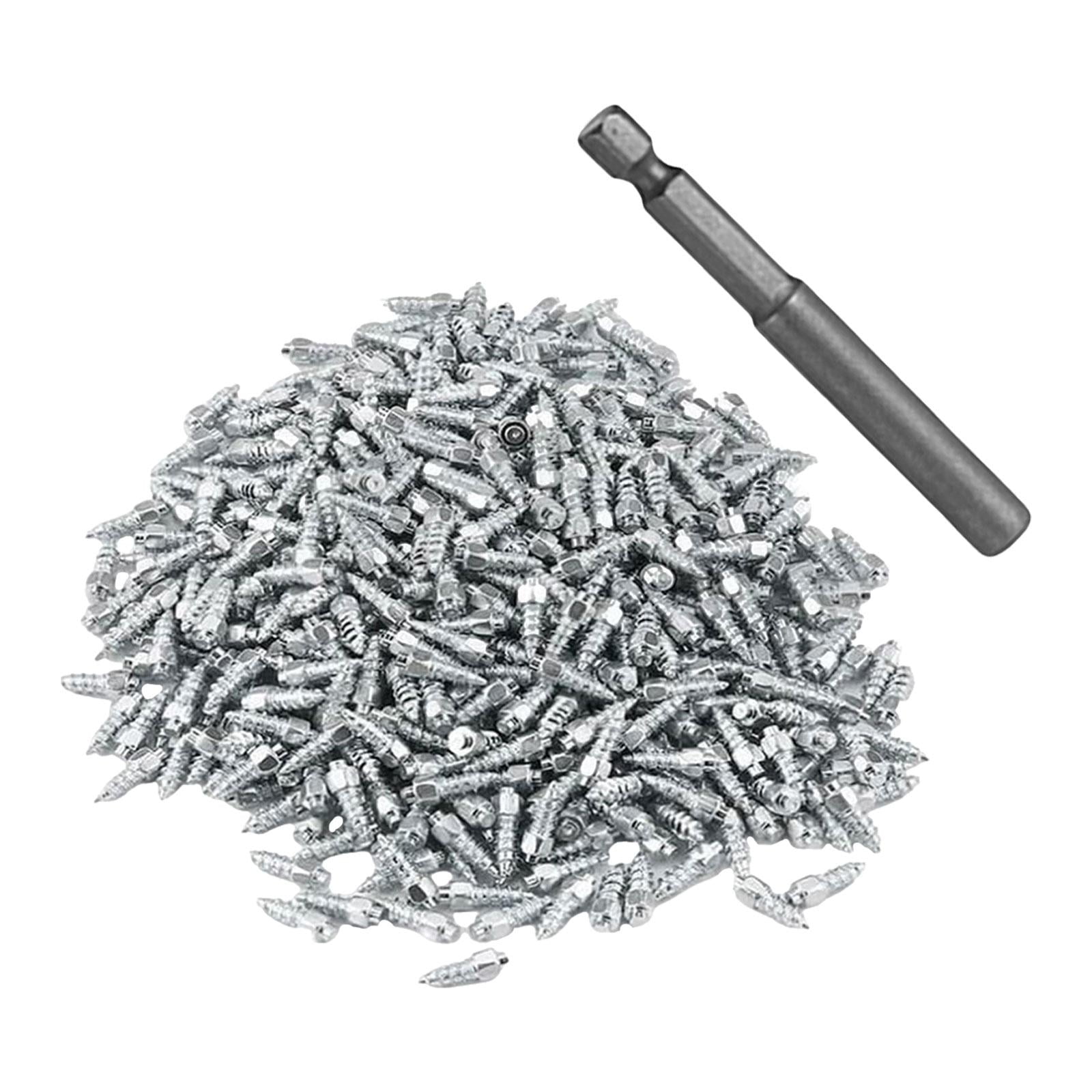 JISADER 200x Tire Screw Spikes Skid Nails Winter Emergency Aid for ...