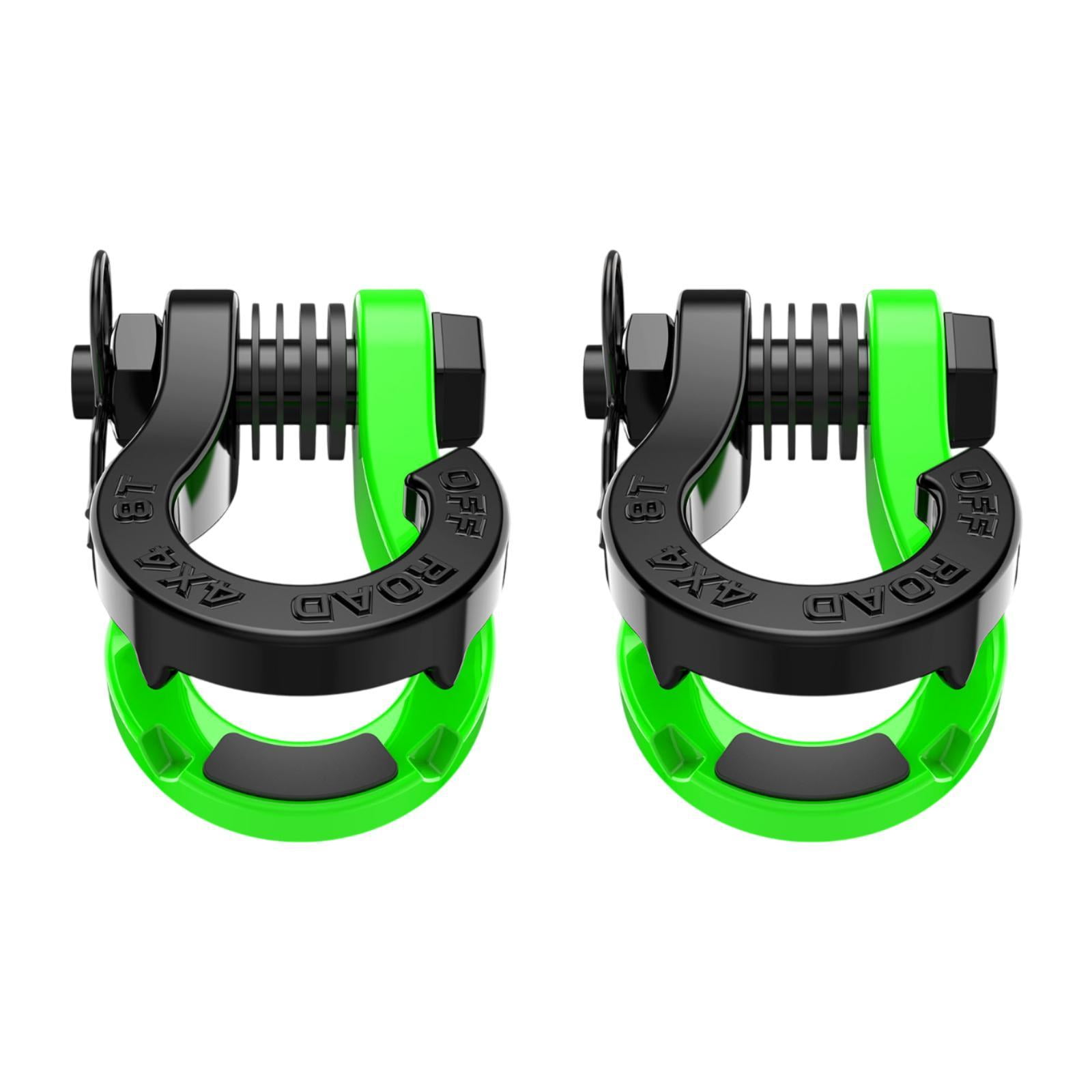 JISADER 2x D Split Shackles 3/4" Split Shackles for Winch Vehicle ...