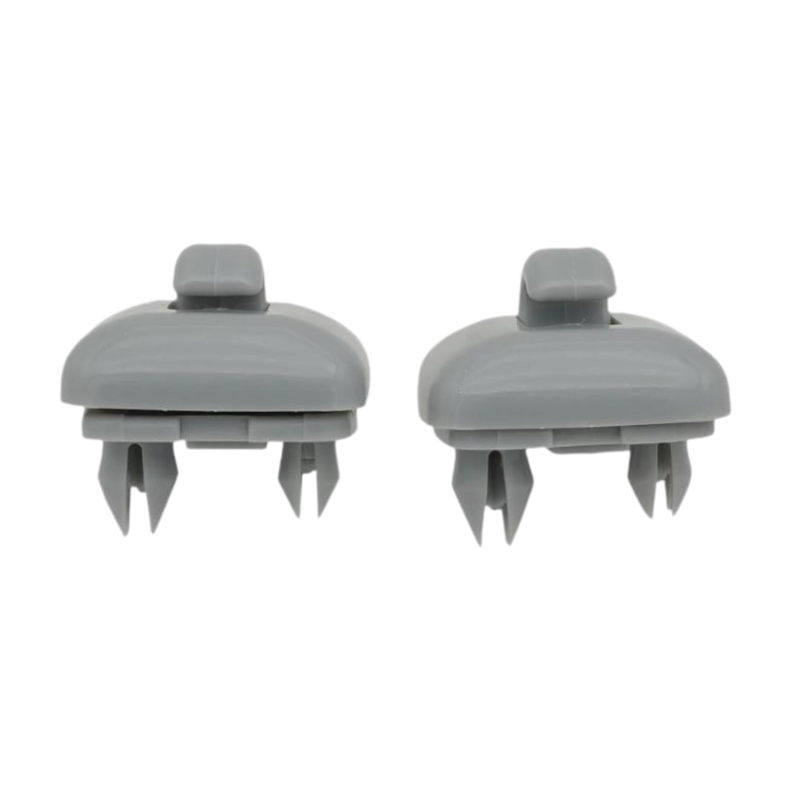 JISADER 2x Sun Visor Hook Clips Gray 8E0857562A Easy Installation ...