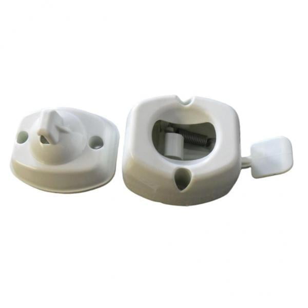 JISADER 2xDoor Retainer Parts Retaining Holder for Trailer RV White ...