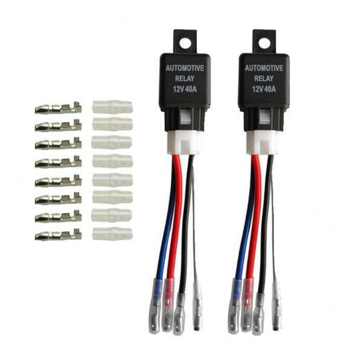 JISADER 4xJD1912 Car Relay Harness Sockets 4 Pin for Automotive Truck ...