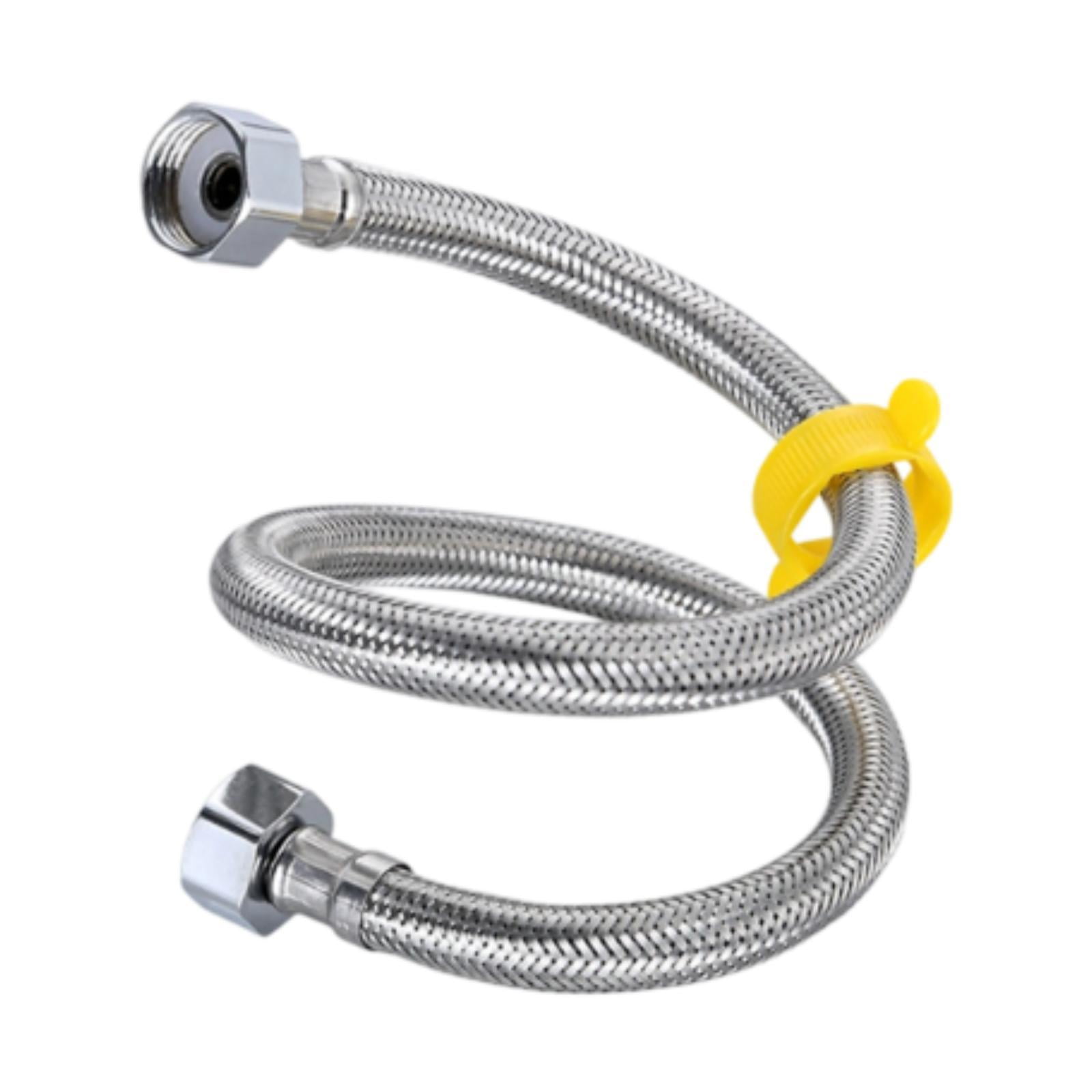 JISADER Braided Stainless Steel Supply Hose Leak Resistance for Wash ...