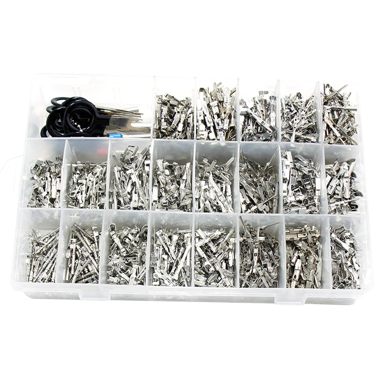 JISADER Car Electrical Wire Terminal Pin Connector Kit Premium Male ...