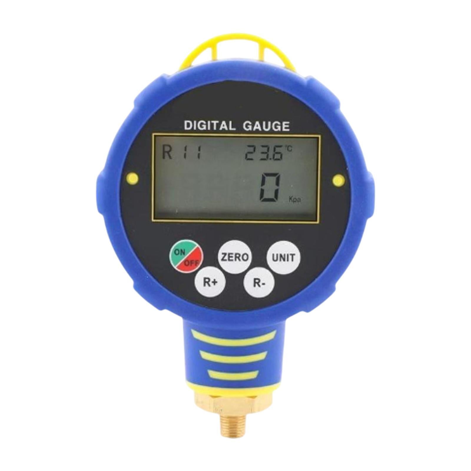 JISADER Digital Refrigerant Gauge Compact Portable Accurate Measurement ...