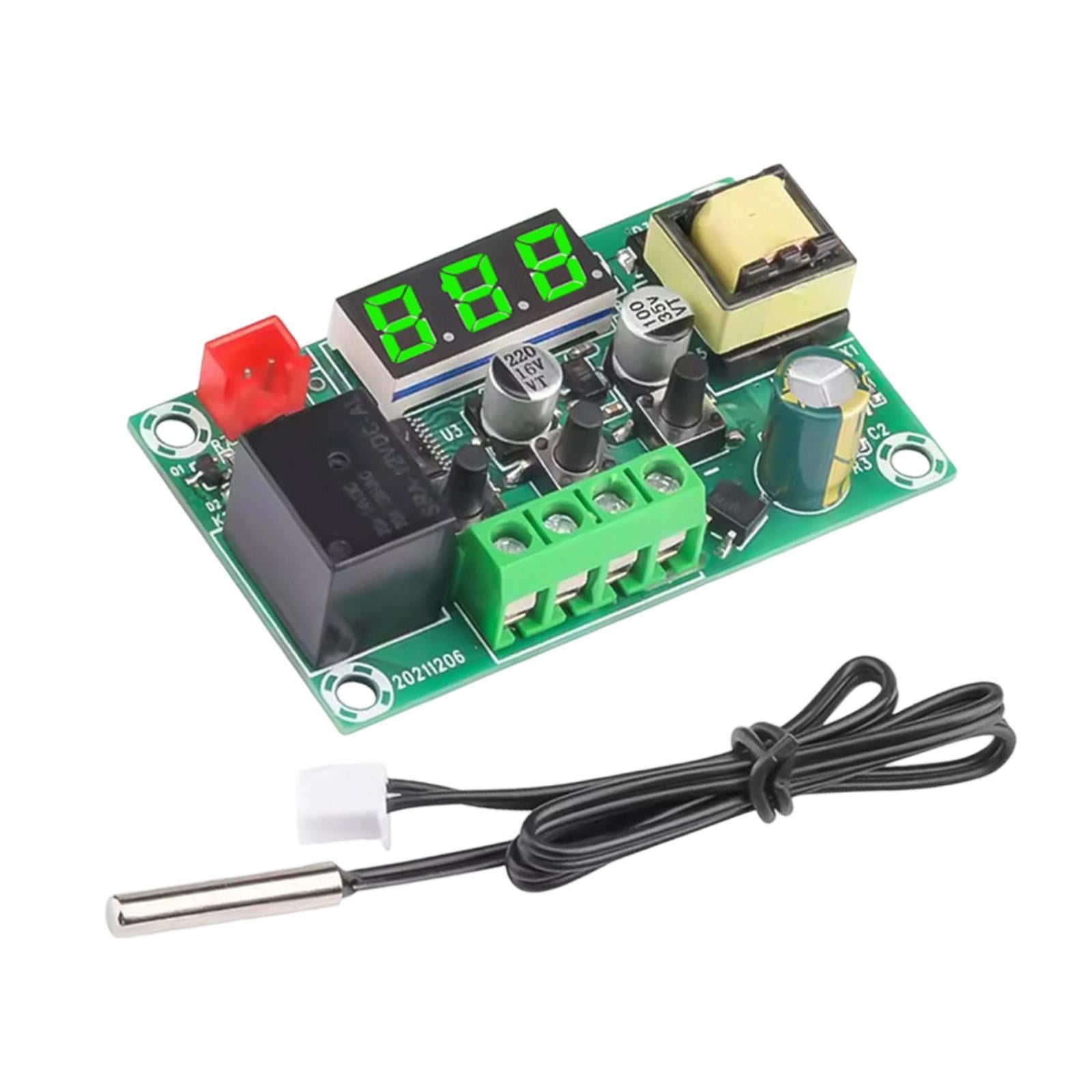 JISADER Display Digital Thermostat Module DC220V 10A Waterproof Ntc Thermostat Board - Walmart.com