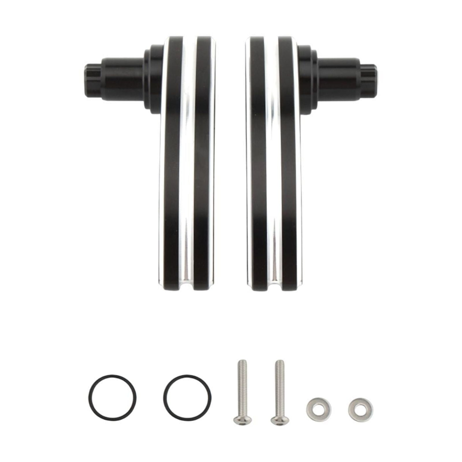 JISADER Motorcycle Saddlebag Latch Kit Saddle Bag Latch Lever for Black ...
