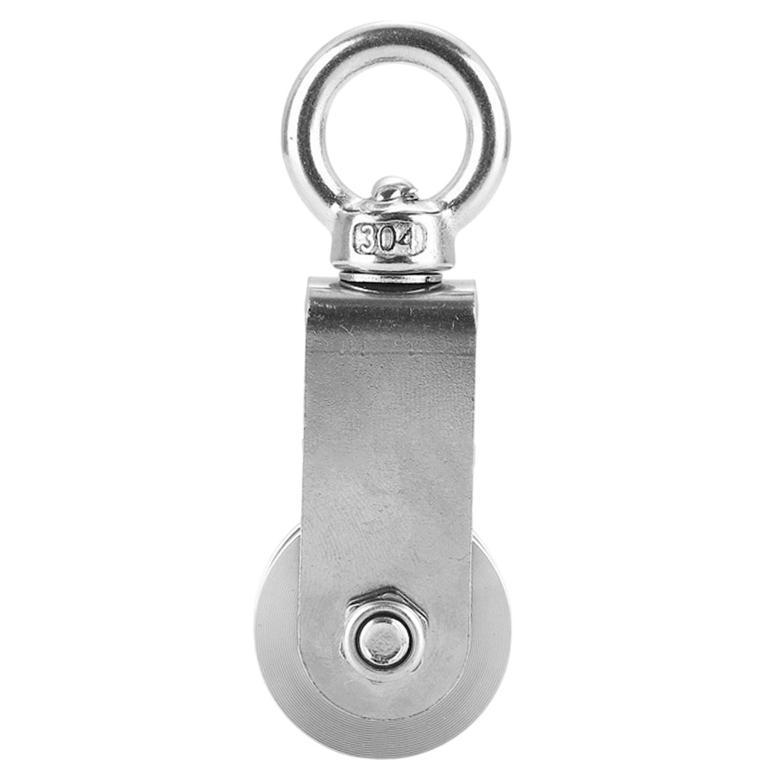 JISADER Pulley Block Wheel Pulley for Clothesline Wire Rope DIY Home ...