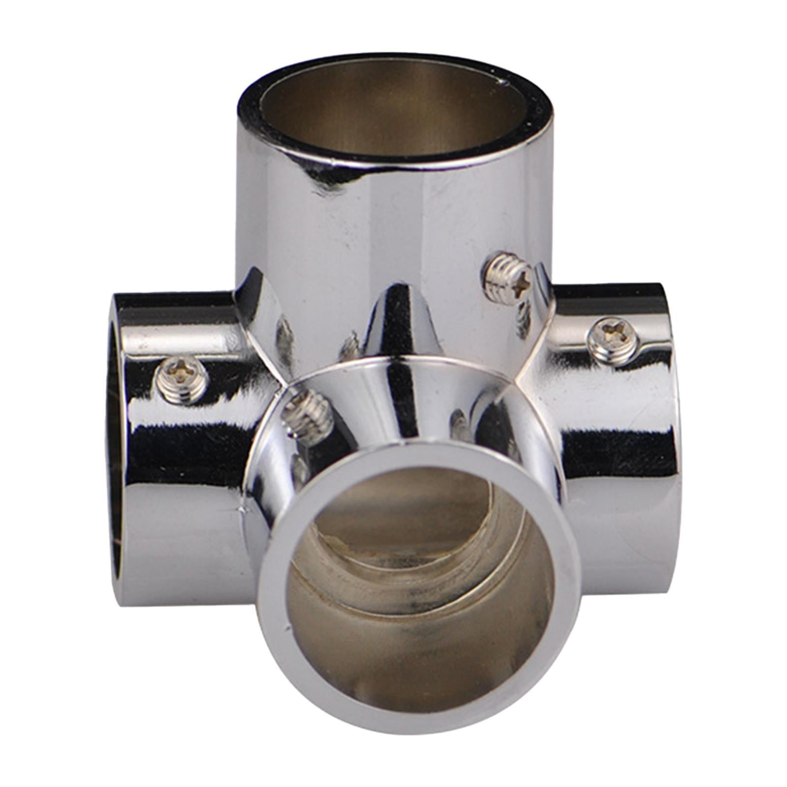 JISADER Round Pipe Connector DIY Fastening Tube Fitting for Home ...