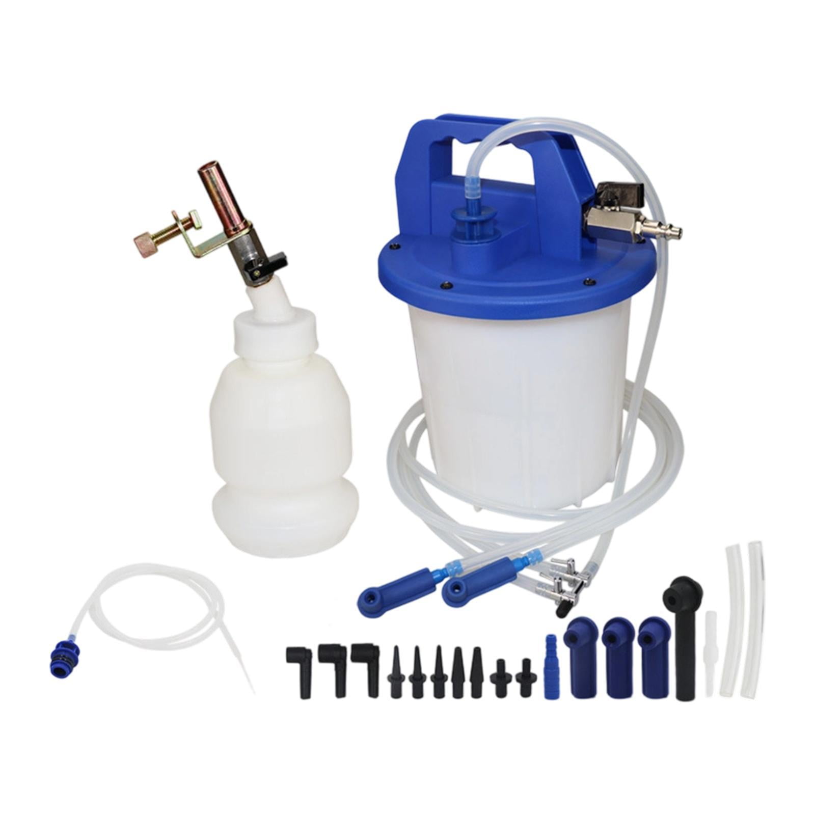 JISADER Vacuum Brake Bleeder Kit, 3L Brake Fluid Extractor, Leakproof ...