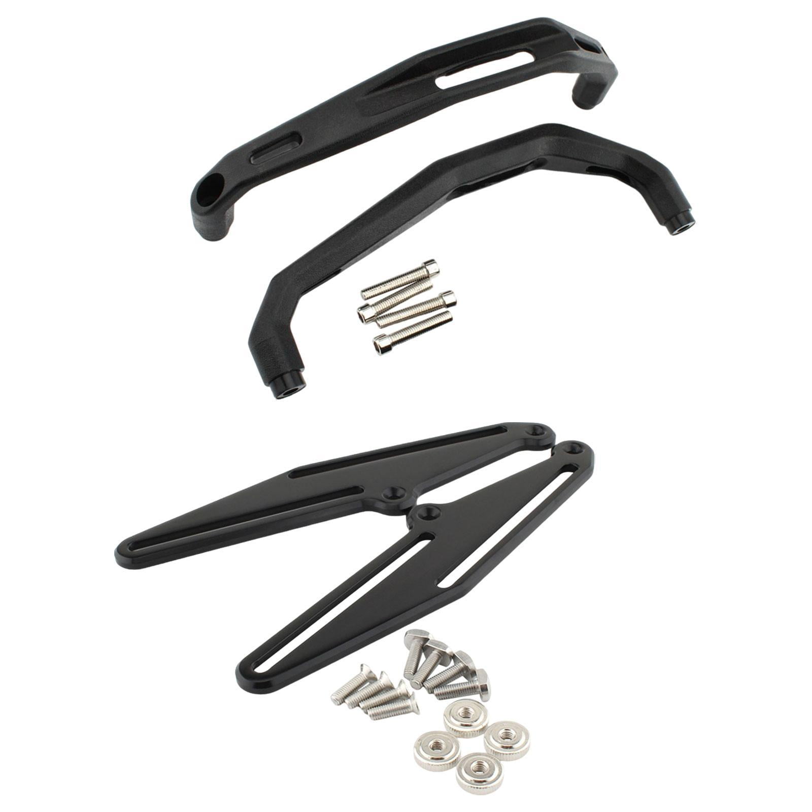 JISADER Windshield Bracket Adjuster and Grab s Side Hand Rail for ...