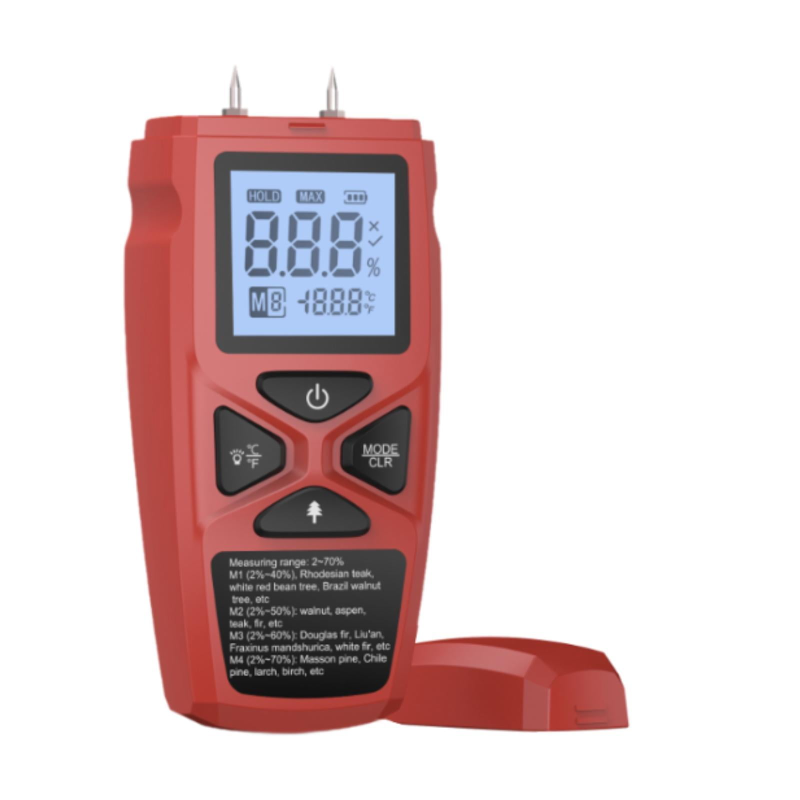 JISADER Wood Moisture Meter Humidity Tester Woodwork Hygrometer Device ...