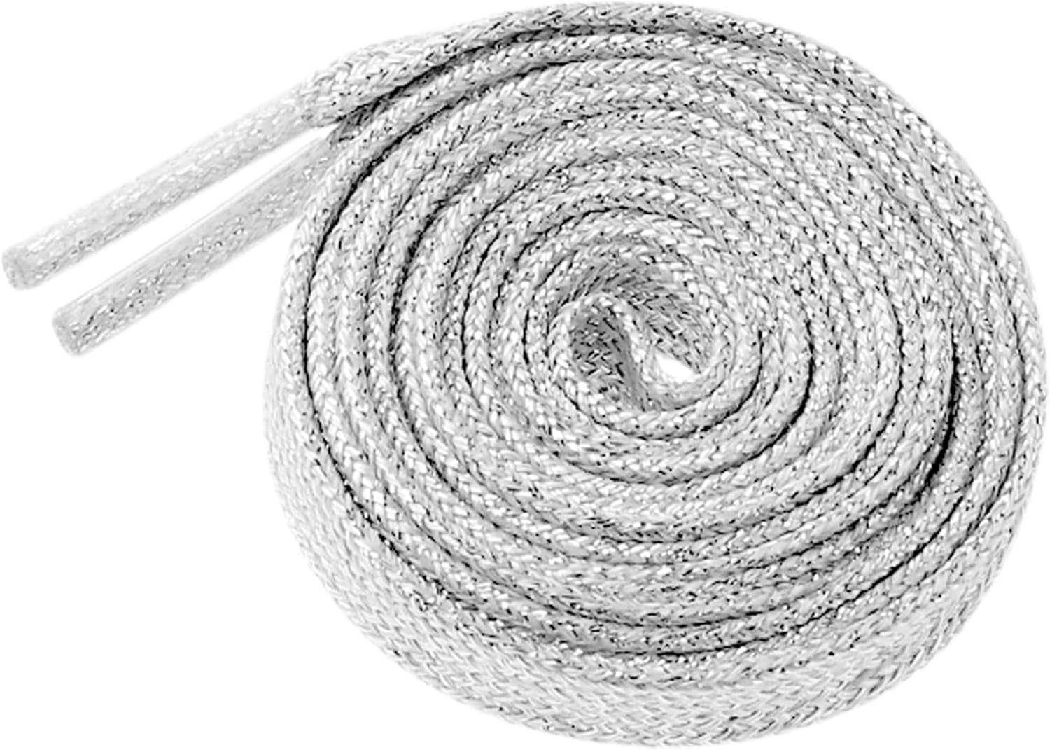 JISBEIFHA 1 Pair Glitter Shiny Metallic Flat Shoelaces, Colorful Sequin ...