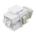 JISBEIFHA 10-Pack LC Fiber Optic Coupler Keystone Jack Modular for ...