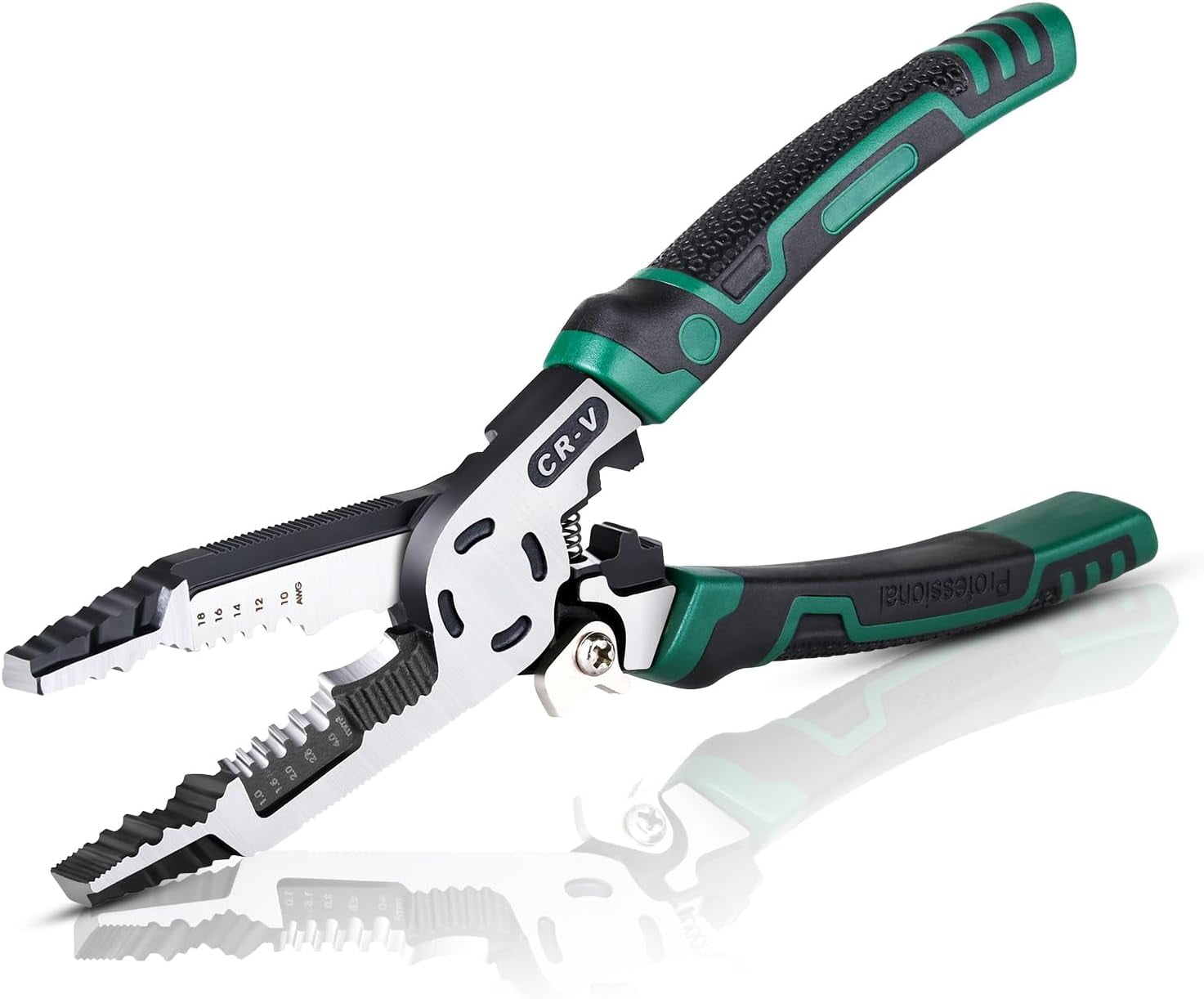 JISBEIFHA 10-in-1 Wire Stripper Pliers, Cable cutters, 9 ...