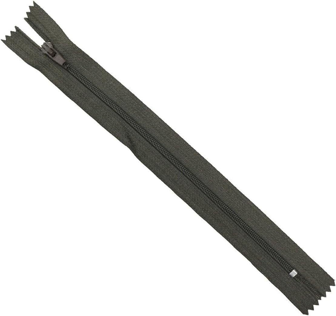 JISBEIFHA 100 Pcs #3 Nylon Zippers for Sewing, Sewing Bulk Zippers ...