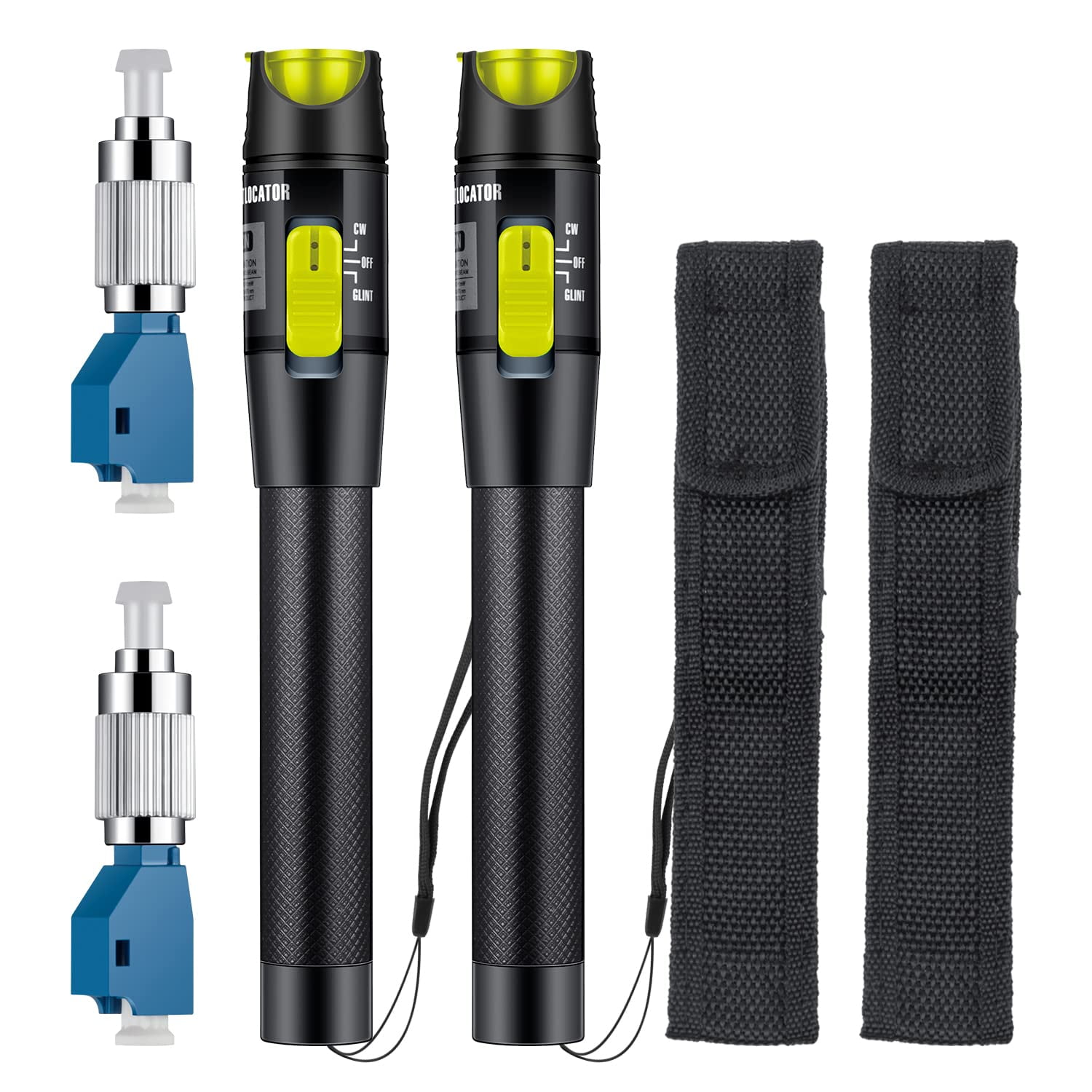 JISBEIFHA 2Pack Visual Fault Locator, (50KM) Fiber Optic Tester Kit ...