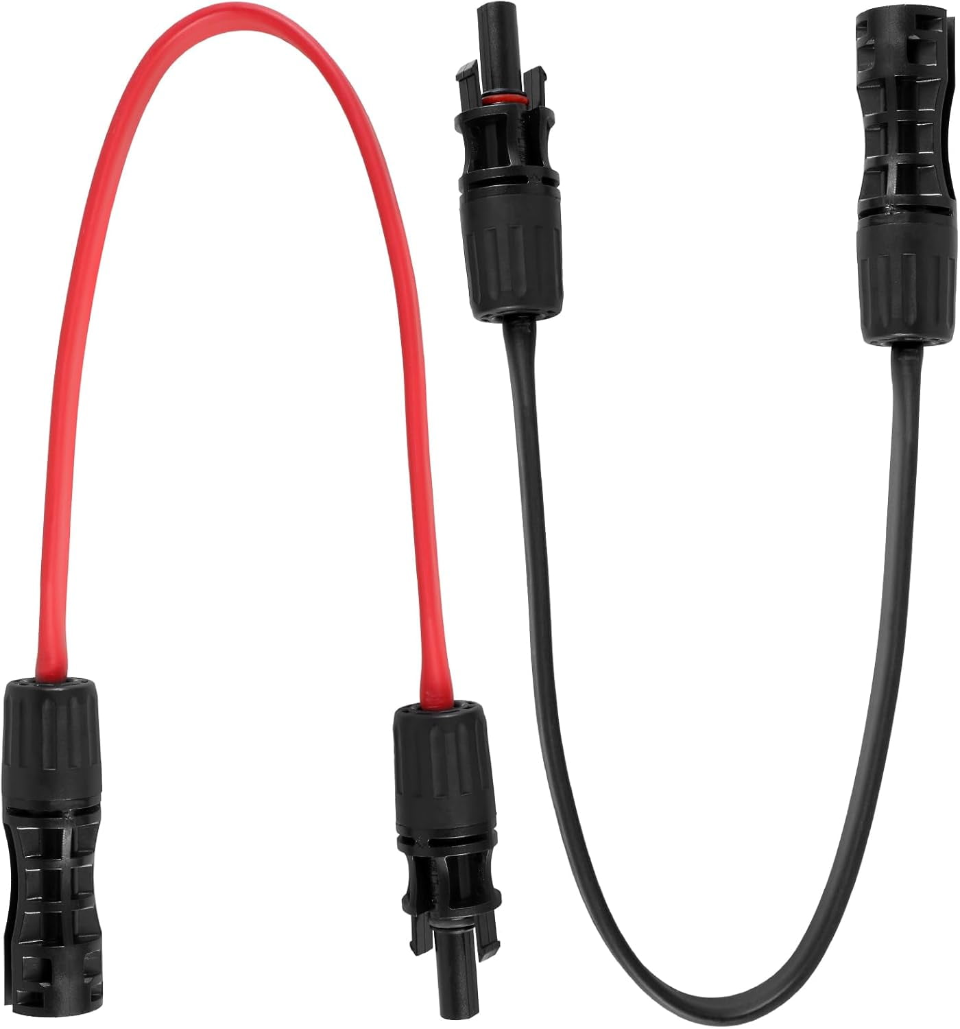 JISBEIFHA 2Pcs Solar Extension Cable,15inch Sturdy Solar Panel Wire ...