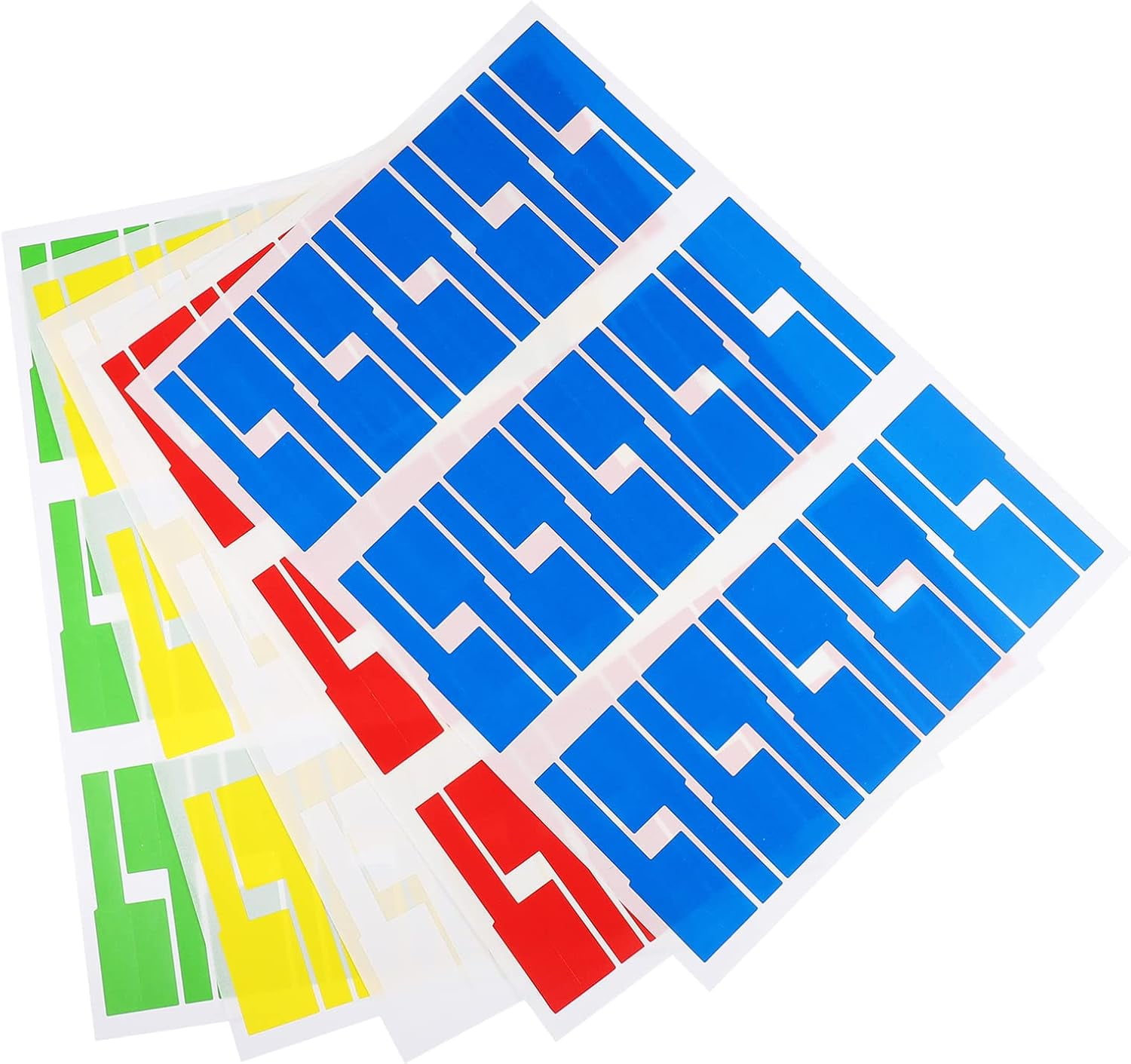 JISBEIFHA 50 Sheets Wire Label Stickers Labels Charger Cable Wire Tags ...