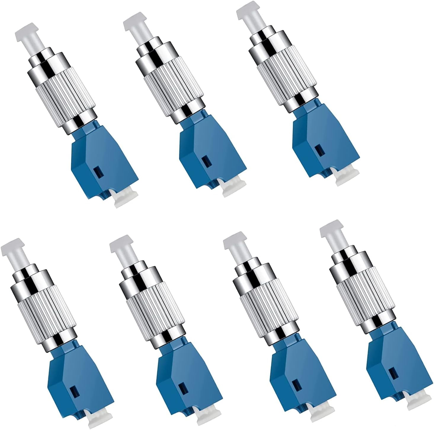 JISBEIFHA 7 Pack FC Male to LC Female Adapter Fiber Optic Connector Visual Fault Locator Fiber ...