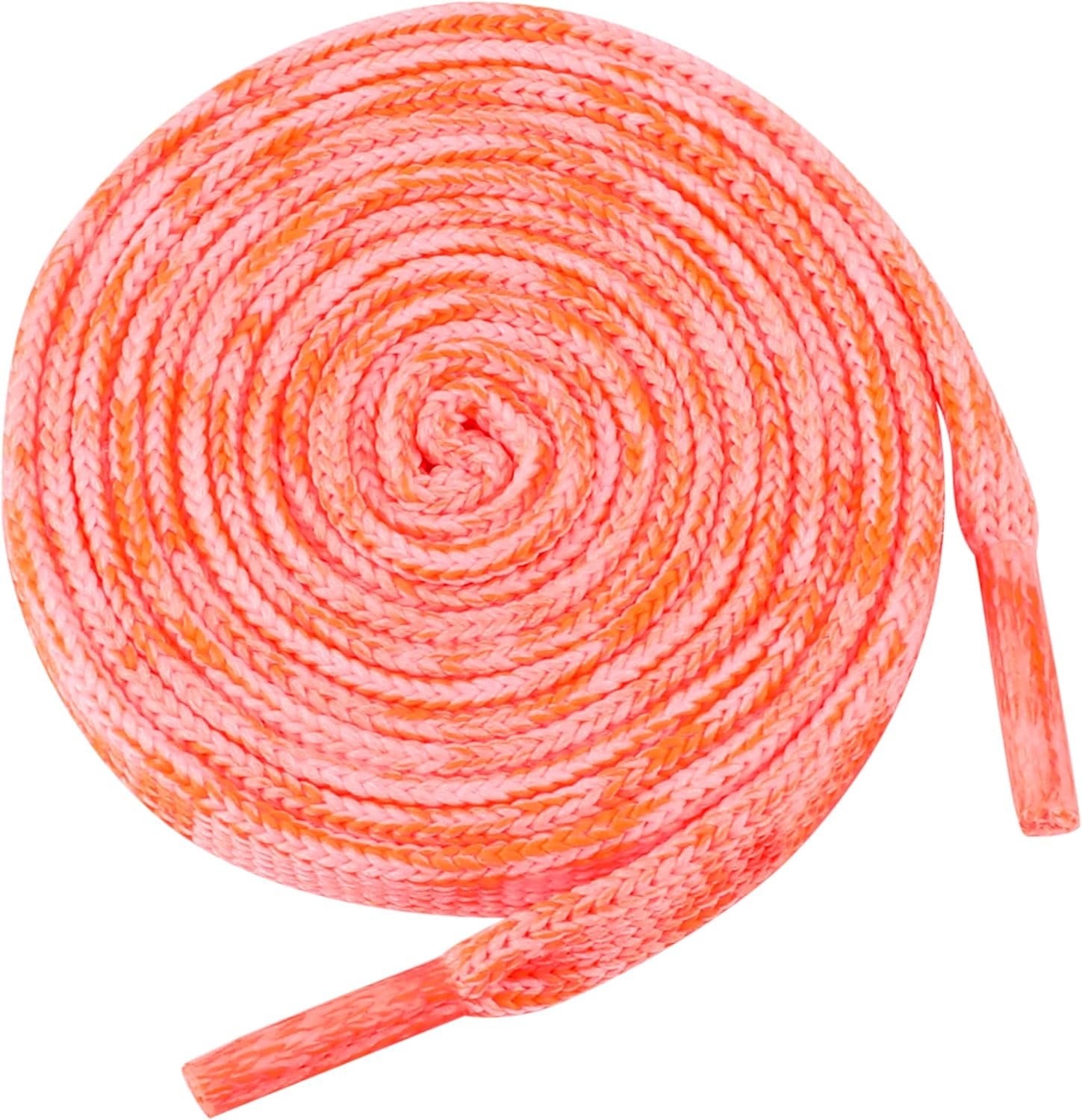 JISBEIFHA Flat Colorful Shoelaces Gradient Colors Shoe Laces for Boots ...