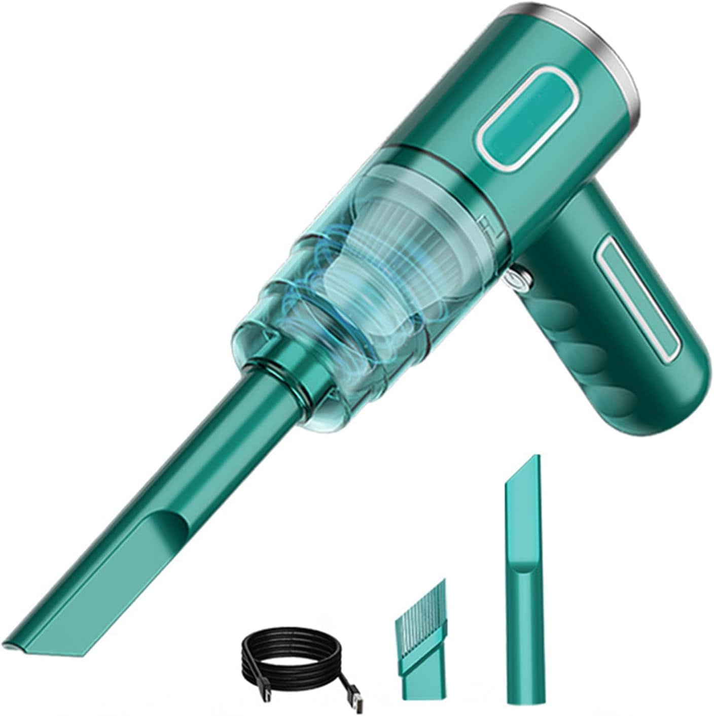 JISBEIFHA Handheld Cordless Vacuum Cleaner, 2 in 1 USB Portable Dust ...