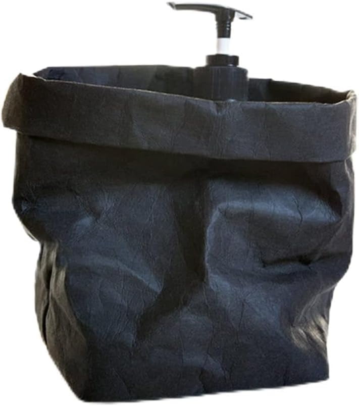 JISBEIFHA Kraft Paper Bags Kraft Paper Container Washable Paper Bag ...