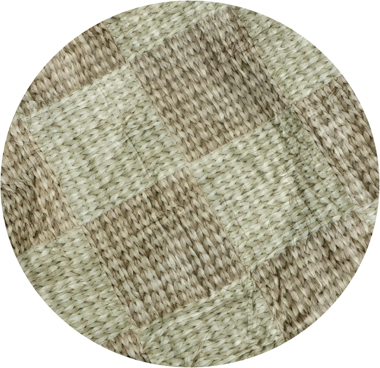 JISBEIFHA Round Table Cloth Waterproof Farmhouse Table Cover Decorative ...