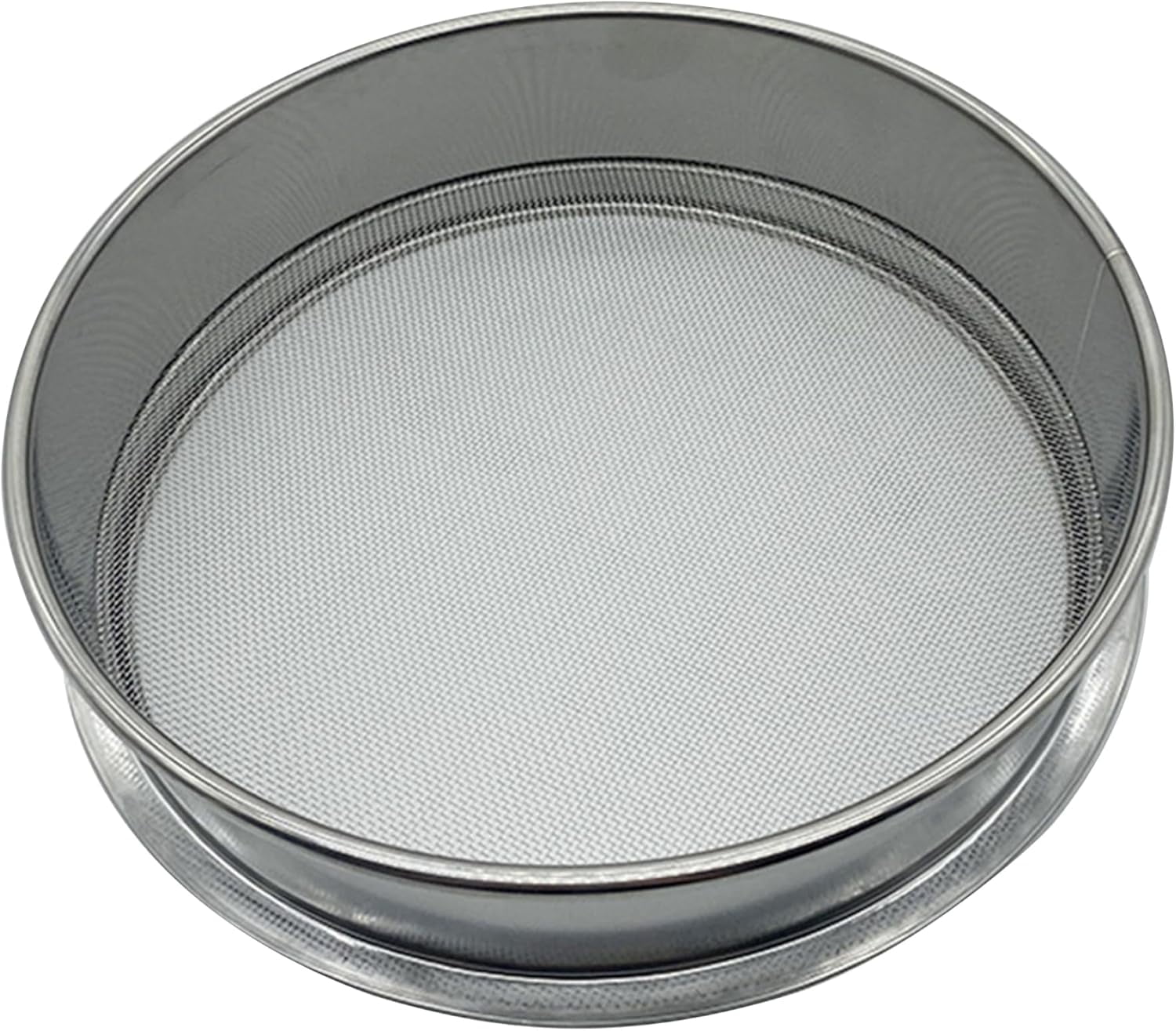 JISBEIFHA Soil Sieve,Soil Sifter, 10 inch Stainless Steel Compost ...