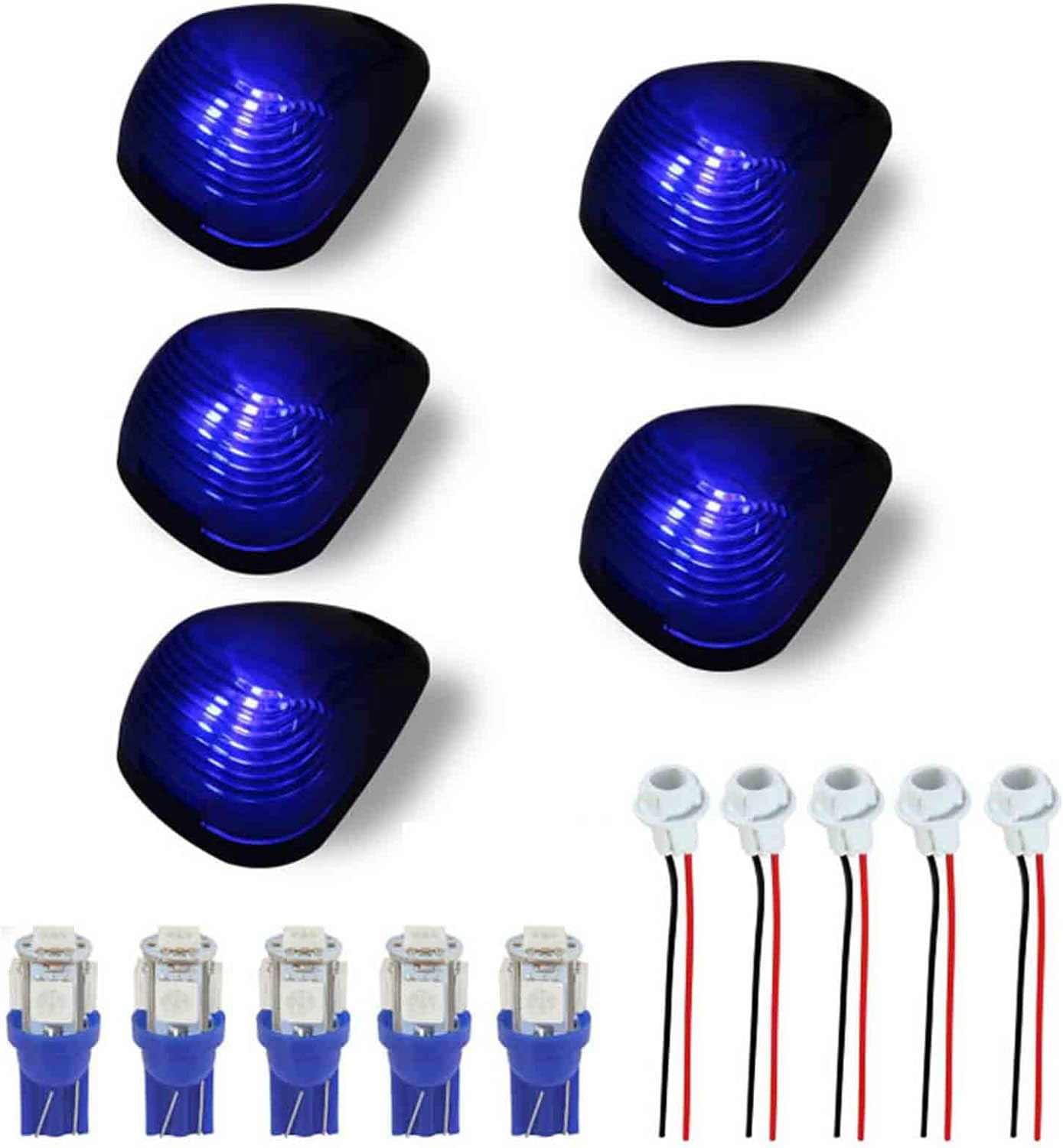 JISBEIFHA Solar Powered Cab Lights,Wireless Solar Powered Cab Lights ...