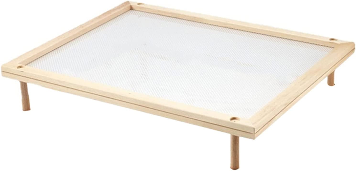 JISBEIFHA Wooden Pasta Herb Drying Racks,Stackable Food Dryer with Net ...