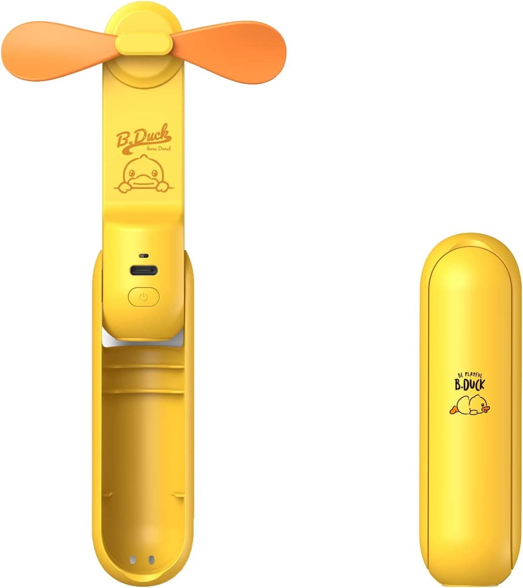 JISULIFE Portable Handheld Fan, Mini Rechargeable Hand Fan, Small ...