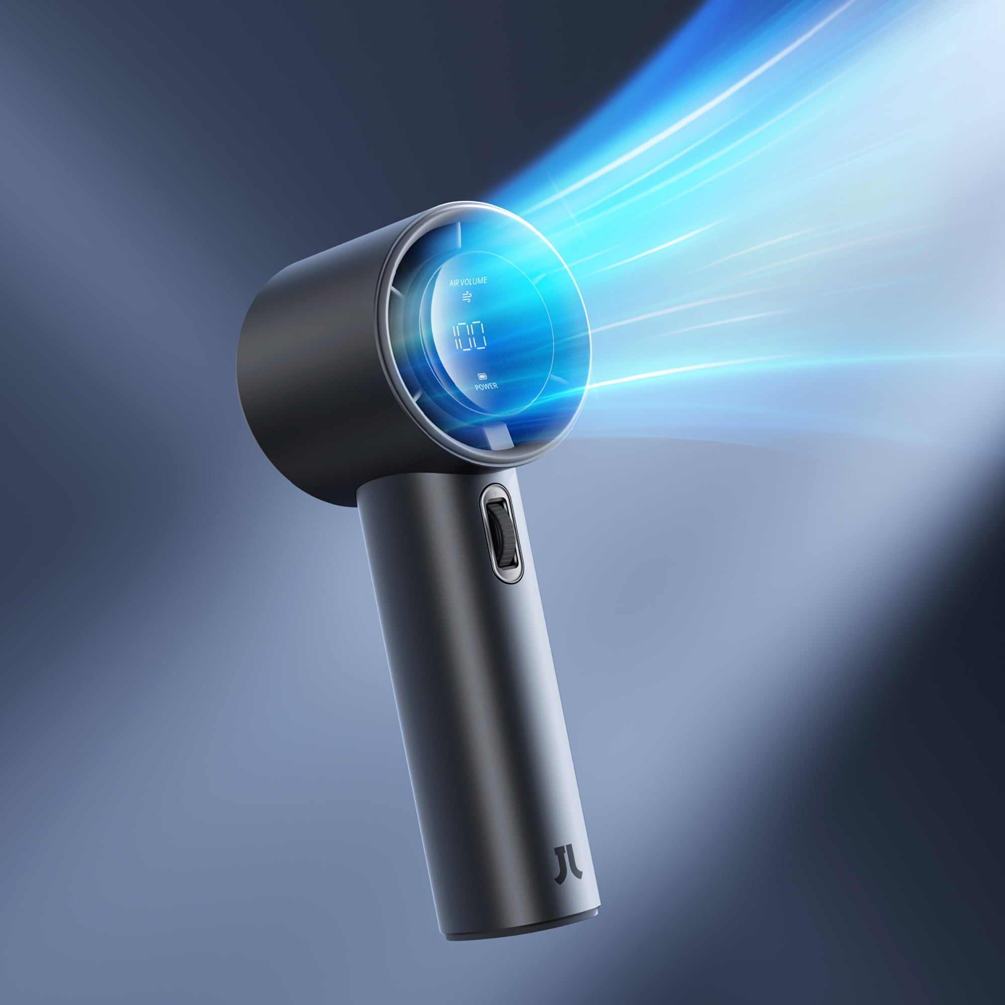 JISULIFE Handheld Mini Fan, Portable & Cordless, 1-100 Speed Adjustable ...